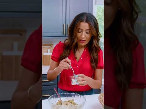 How to make Baba Ganoush! (Roasted Eggplant Dip) #shorts