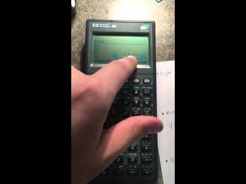 HP48G- Units