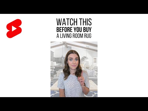 Living Room Area Rug | Watch Before You Buy!!!
