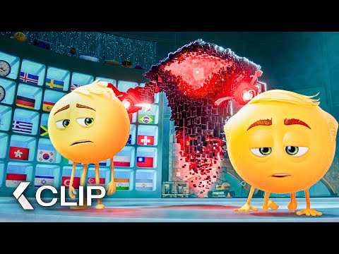 Smiler's Threat to Textopolis Scene - The Emoji Movie (2017)