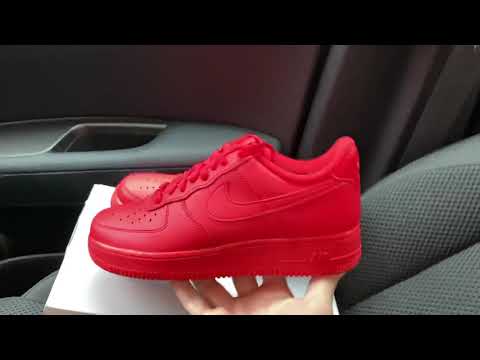 Nike Air Force 1 Red shoes