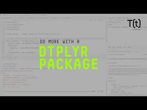 How to use the dtplyr package