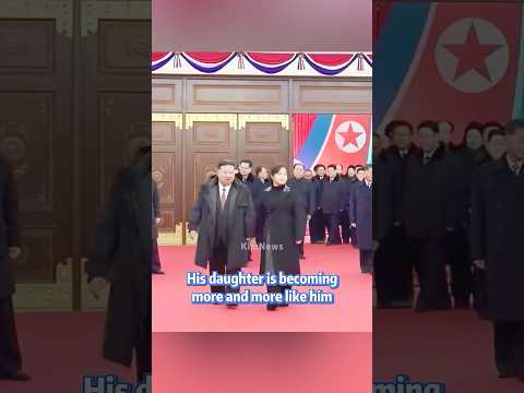 His daughter has grown into a young lady #kimjongun #northkorea #shorts