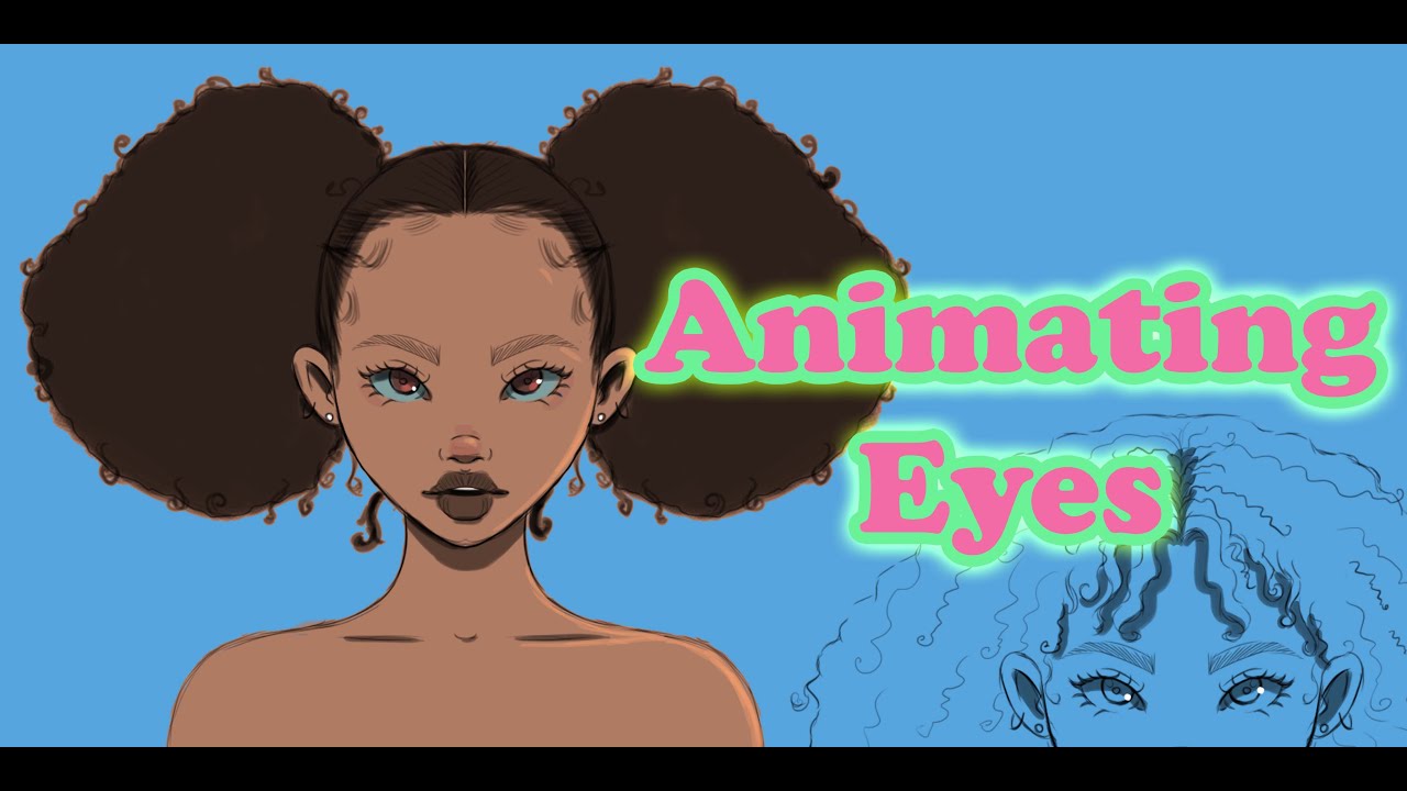 How to Animate Eyes in Krita | Animating Eye blinking