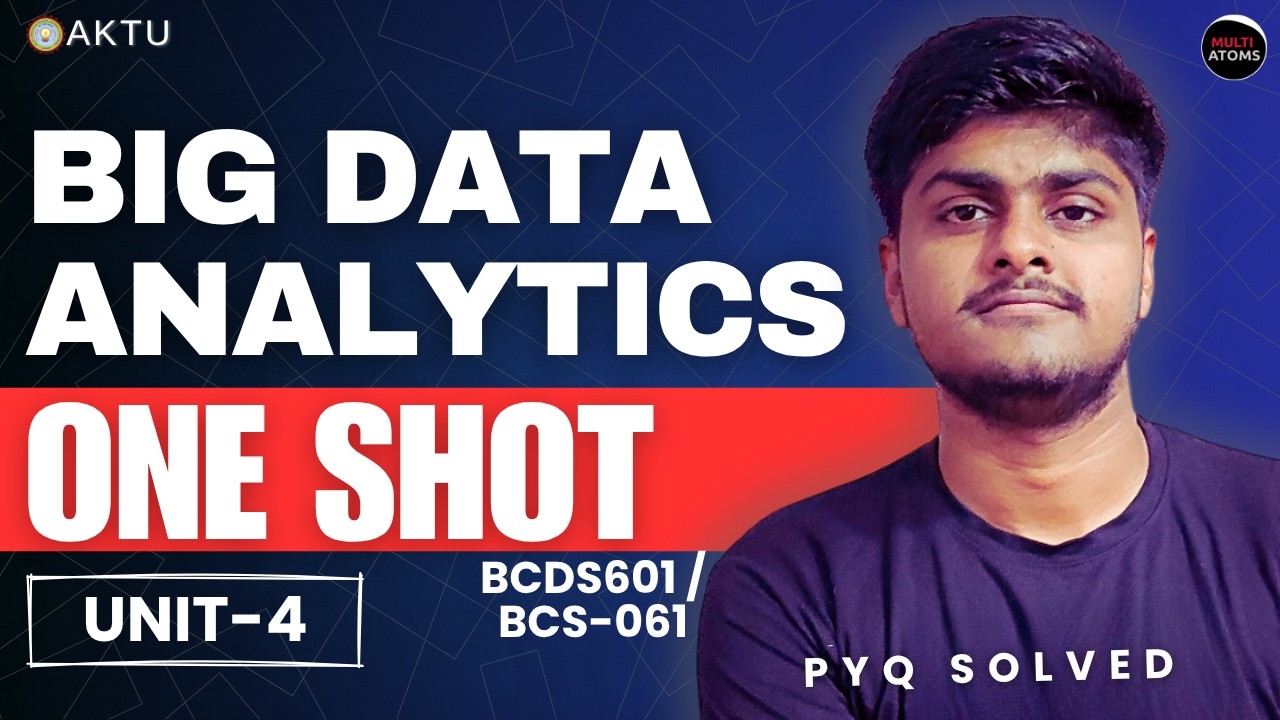 Big Data Analytics | Big Data Analytics Unit-4 One Shot Video | Big Data | PYQ Solution | Aktu Exam