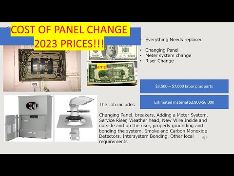 Panel Change Prices! 2023 Edition - Service Change - Service upgrade - How much a Panel Change Costs