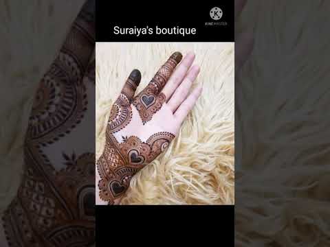 Deepika Padukone wedding Mehndi designs step by step look a like design #Deepika #Short #Suraiya