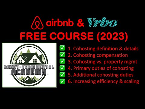 What is Cohosting an AirBNB/VRBO | FREE AIRBNB TRAINING COURSE (2023) | Ep. 2