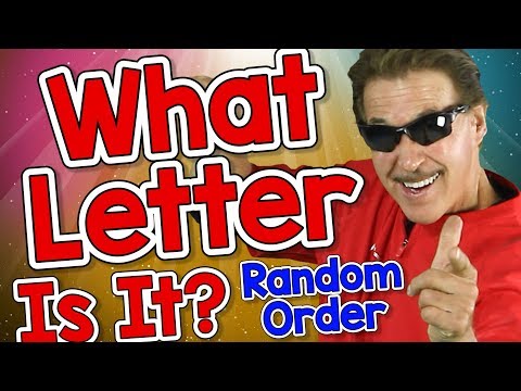 What Letter Is It? | Random Order | Phonics Song for Kids | Phonemic Awareness | Jack Hartmann