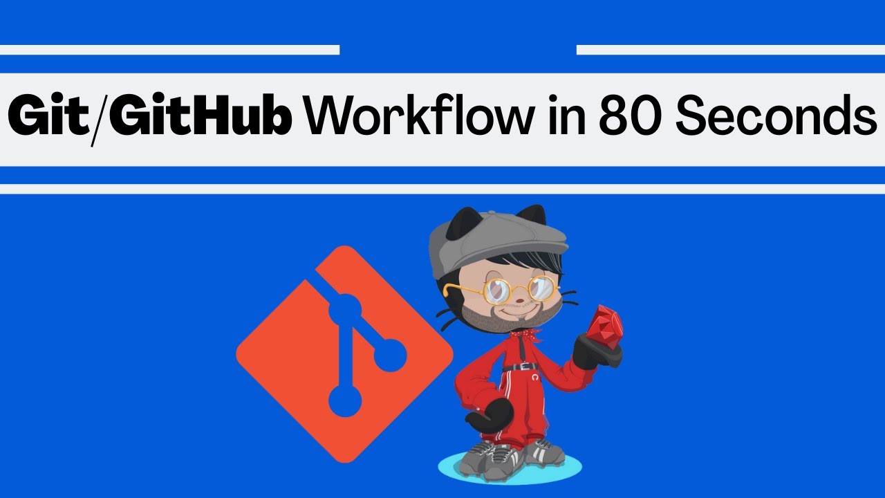 Git/GitHub Workflow in 80 seconds