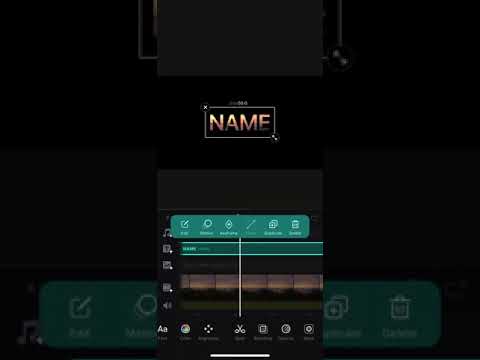 VN Tutorial Video Behind Text # shorts