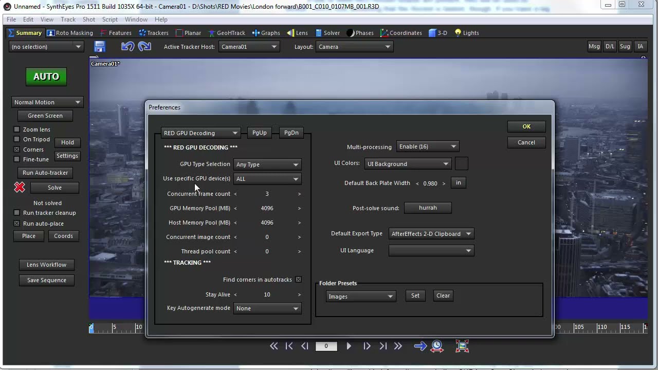 RED GPU-Based File Reading in SynthEyes | Boris FX RED GPU-Based File Reading in SynthEyes | Boris FX