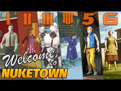 Completing Every Nuketown Easter Egg in CoD | BO1-BO6