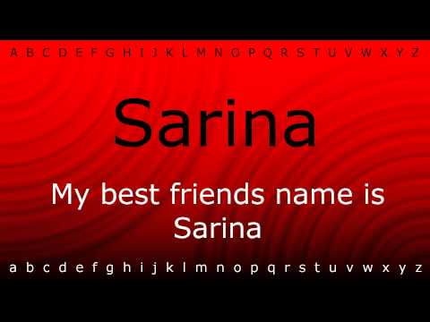 How to pronounce 'Sarina' with Zira.mp4