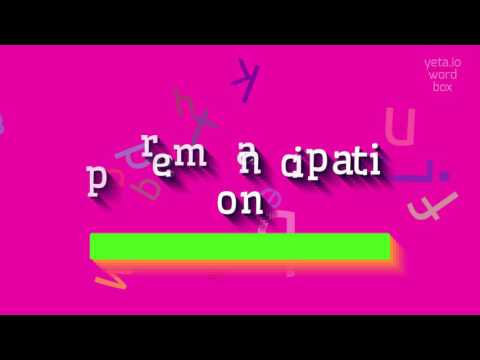 PRE-EMANCIPATIE - HOE ZEG JE PRE-EMANCIPATIE? (PREEMANCIPATION - HOW TO SAY PREEMANCI