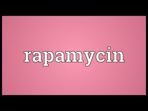 Rapamycin Meaning