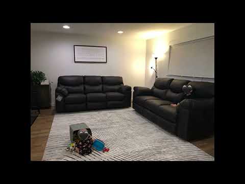 Signature Design by Ashley Boxberg Oversized Faux Leather Power Reclining Sofa, Dark Brown