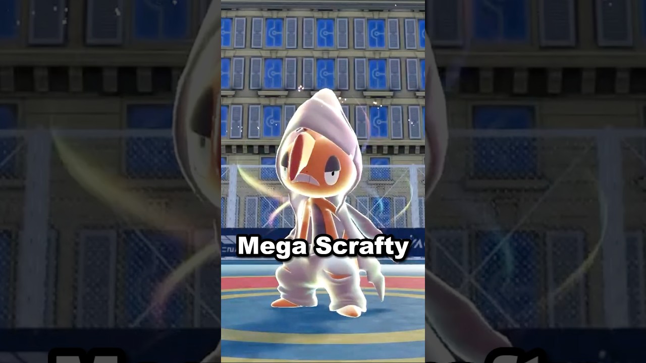 Mega Scrafty Pokemon Legends Z-A New Mega Evolutions Reveal #pokemon #pokemonlegendsza