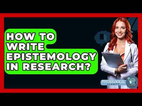 How To Write Epistemology In Research? - Philosophy Beyond