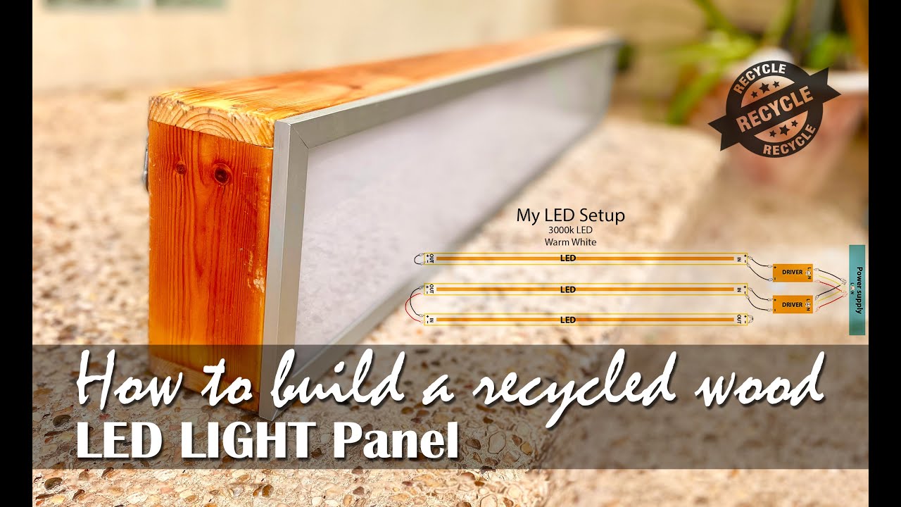 Make your own LED Lighting Panels DIY