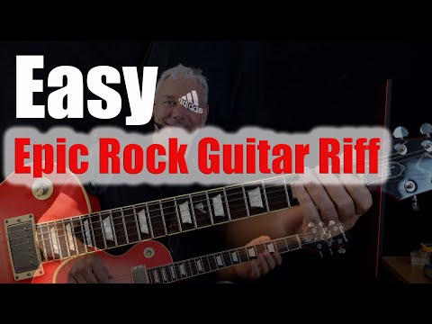 Easy Epic Rock Guitar Riff
