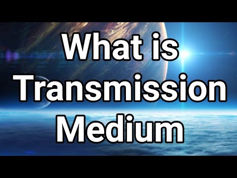 What is Transmission Medium. Urdu /English