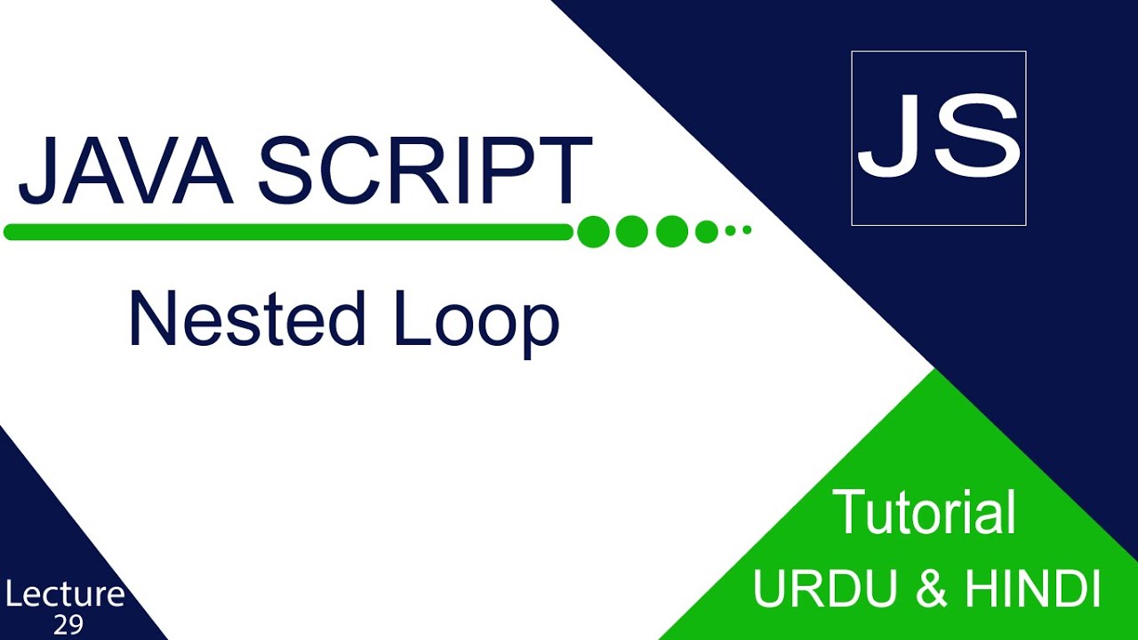 Nested loop used in JavaScript _ Full tutorial in Urdu and Hindi