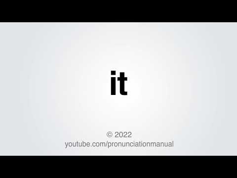 How to Pronounce it