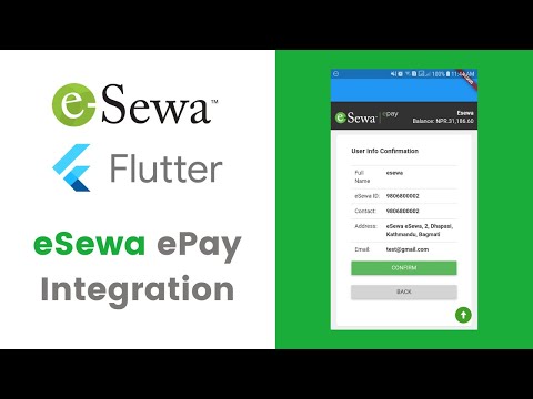 eSewa ePay Integration Tutorial in Flutter with webview | Flutter 2.0 | lightweight & easy to setup