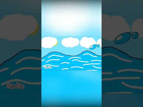Ocean Wave Animation #shorts #animation #trending