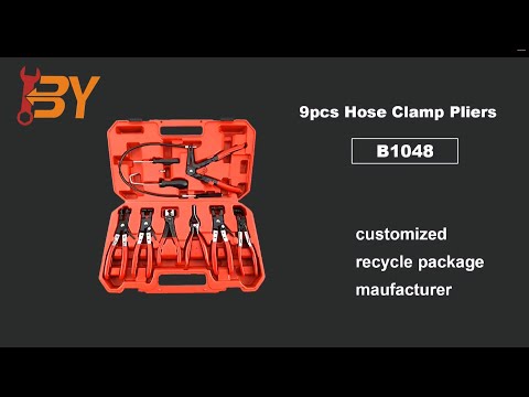 Product presentation: 9pc Hose Clamp Pliers B1048.