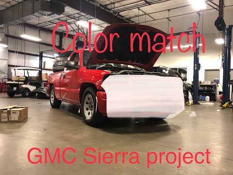 2005 GMC Sierra Build .. Part 5 ... COLOR MATCH BUMPERS...... LED TAIL LAMPS.... adding Fog lights