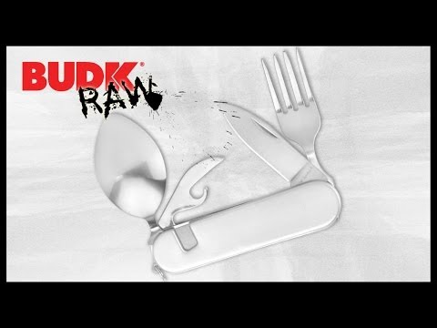 Camp Tool with Knife, Fork, Spoon and Can Opener