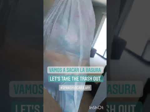 Spanish vocabulary in short videos LA BASURA / THE TRASH
