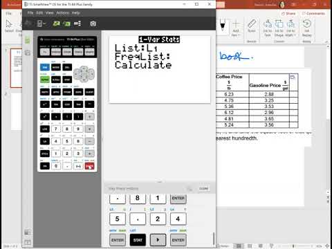 HOW TO USE STAT FUNCTION ON THE TI84