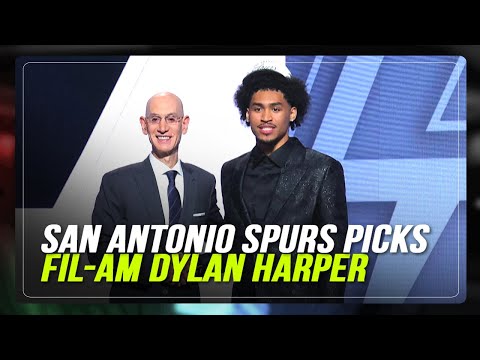 Fil-Am Dylan Harper drafted 2nd overall by San Antonio Spurs in 2025 NBA Draft | ABS-CBN News