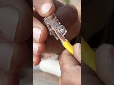 #Rj 45 Connector Colour Code