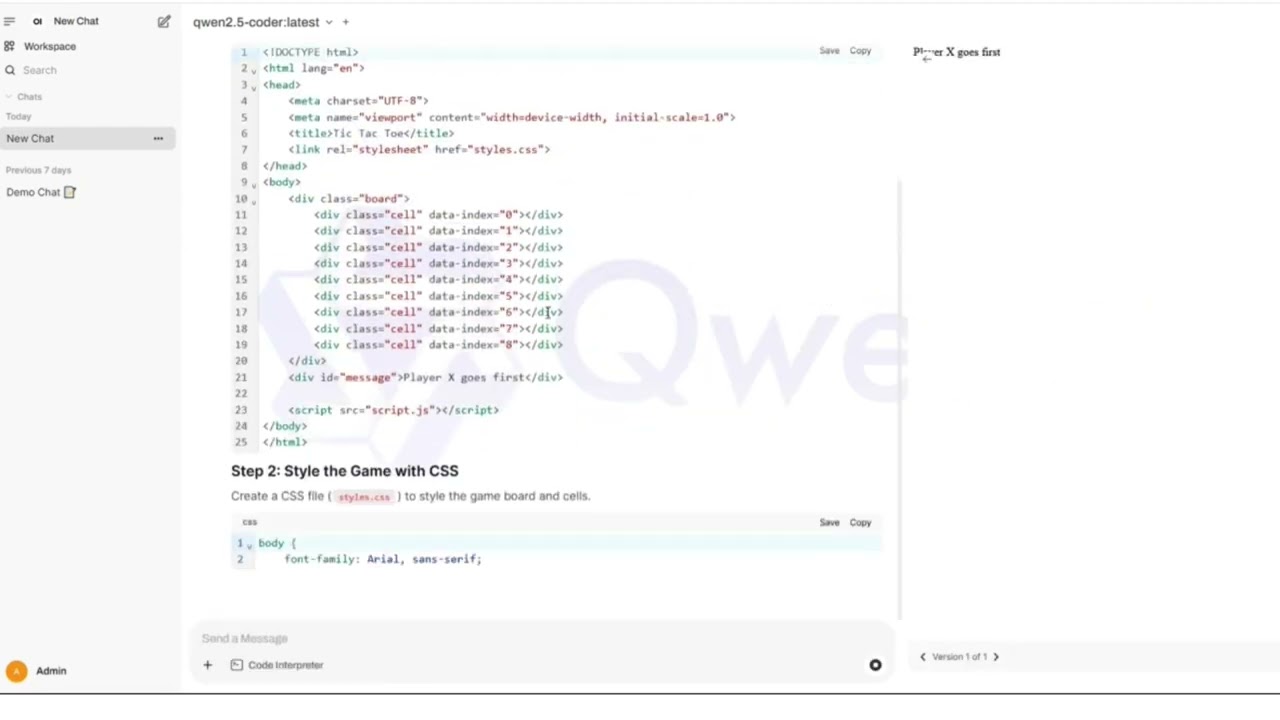 Qwen 2-5 Coder Demo | AI-Powered Coding in Action!