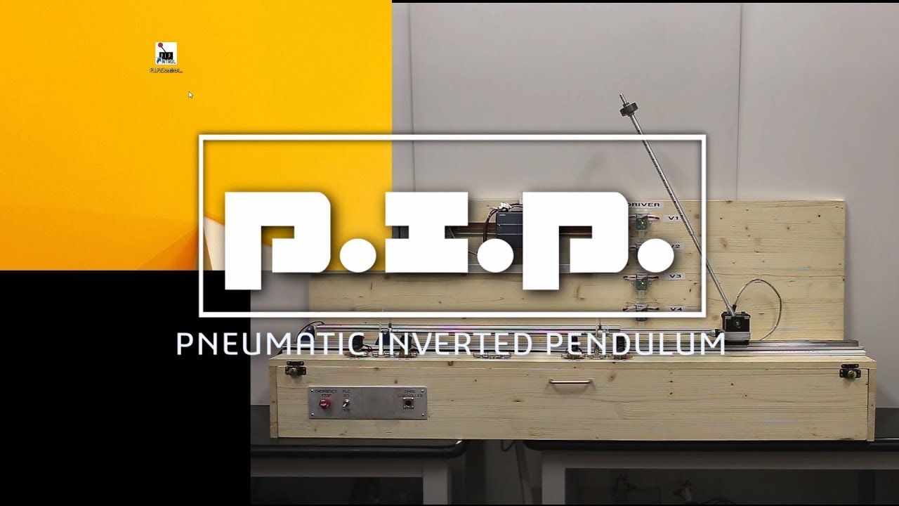 Pneumatic Inverted Pendulum Control - PIP - with Siemens S7-1200
