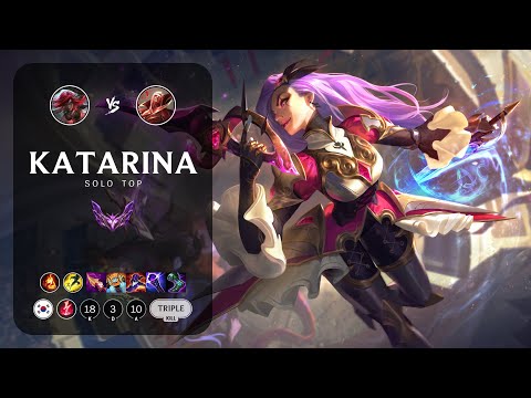 Katarina Top vs Vladimir - KR Master Patch 13.1