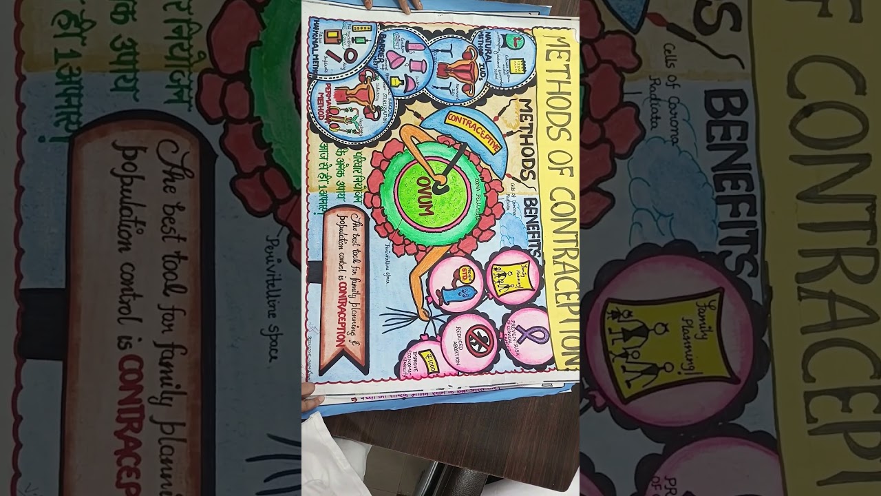 poster on method of contraception #poster #competition #nursing #drawing #draw #onlinenurs #botanica
