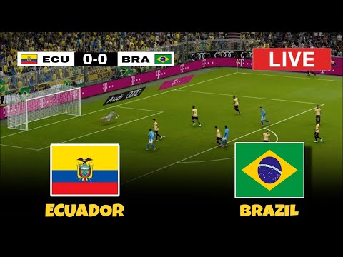 🔴LIVE : Ecuador vs Brazil | 2026 Fifa World Cup Qualifiers (CONMEBOL) | Ful Match Streaming