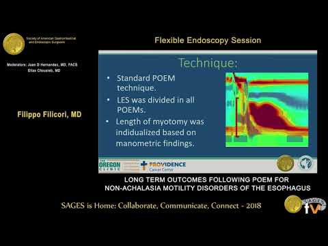Long term outcomes following POEM for non-achalasia motility disorders of the esophagus