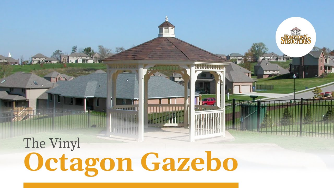 Vinyl Octagonal Gazebo (Overview + Specs)
