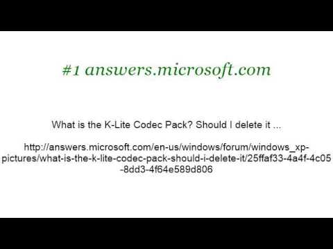 What Is The K-Lite Mega Codec Pack?