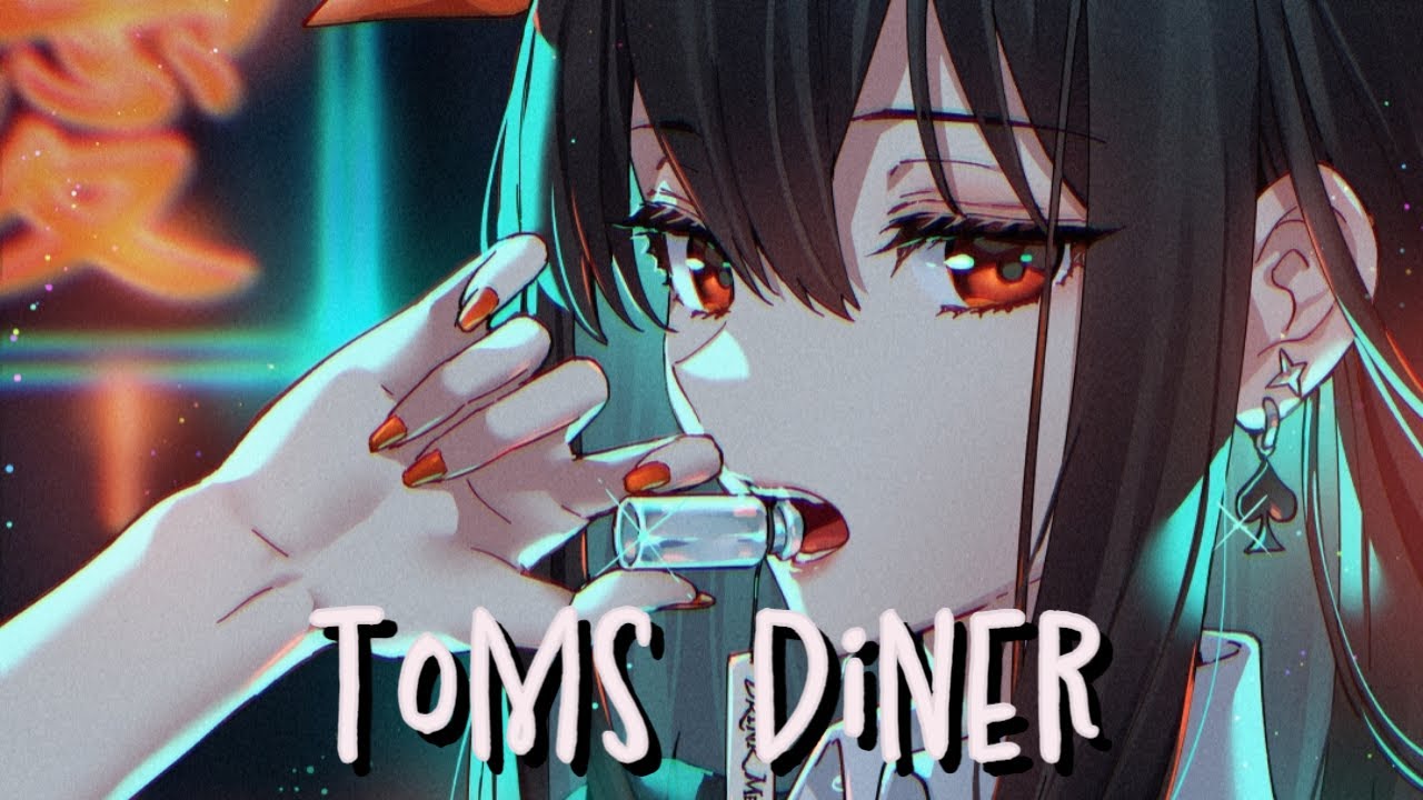 Nightcore - Toms Diner - (Dance Fruit Music Cover) (Lyrics)