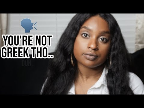 🙄 HOW YOU GREEK BUT YOU'RE NOT GREEK?! Greek Organization Basics | Shea Miller