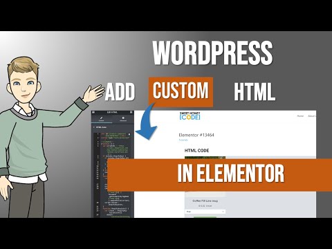 Add Custom HTML in Elementor on WordPress – Sweet Honeycode