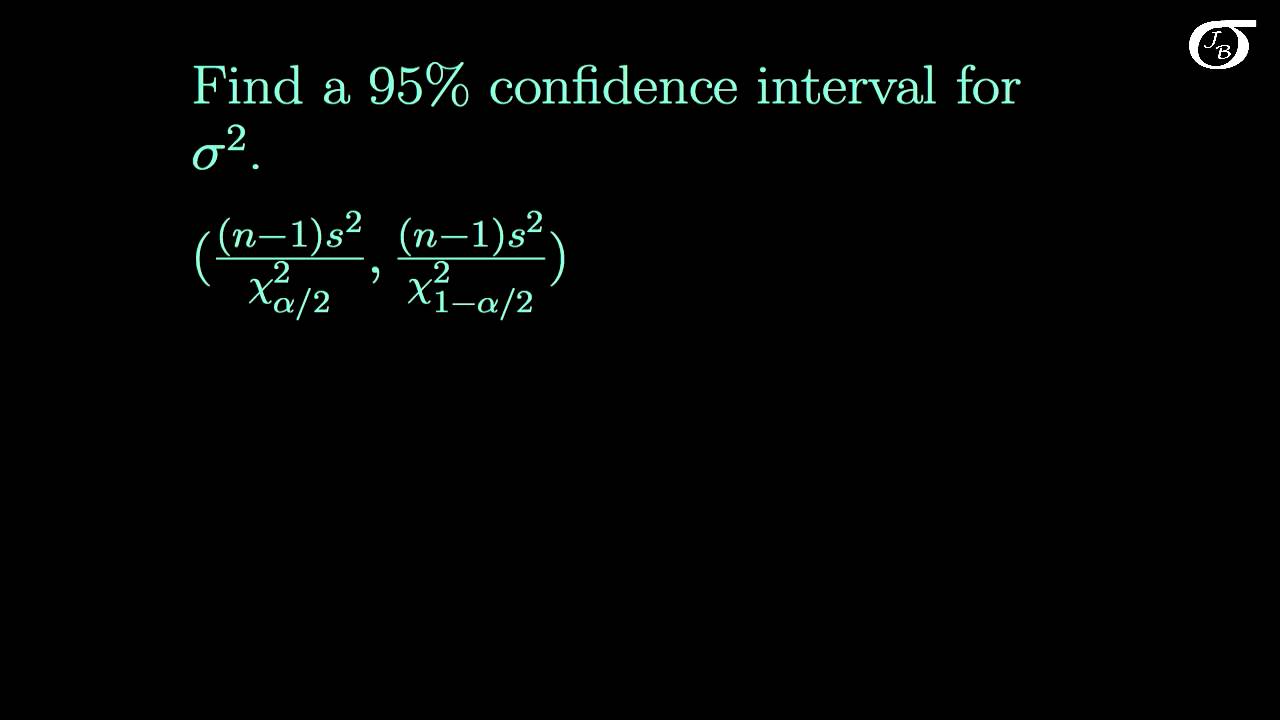 Confidence Intervals for One Population Variance