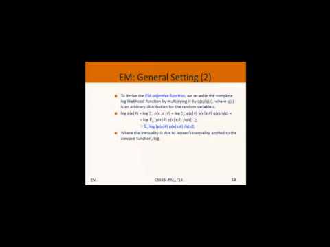 Lecture 20 - Expectation Maximization